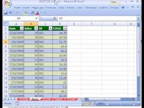 How To Create A Pivot Table In Excel 2007 For Dummies Cabinets Matttroy