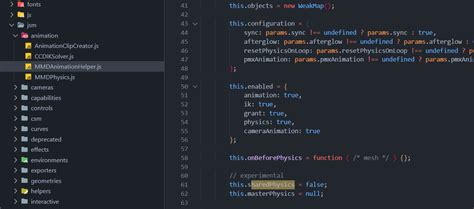 Consider Repair Or Delete The SharedPhysics Attribute In MMDAnimationHelper Issue