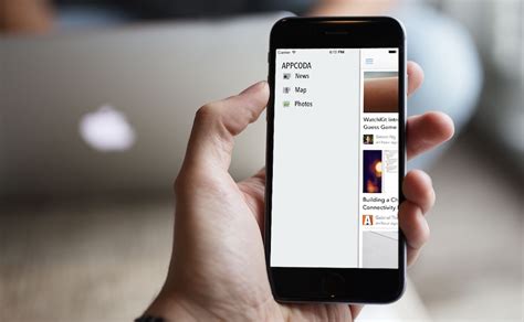 Creating A Sidebar Menu Using Swrevealviewcontroller In Swift