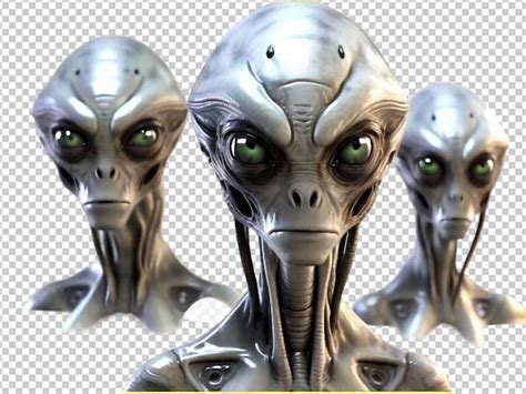 Premium PSD Aliens