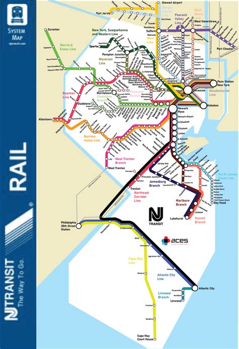Njt Map With All Former And Proposed Stops Lines And Extensions R Njtransit