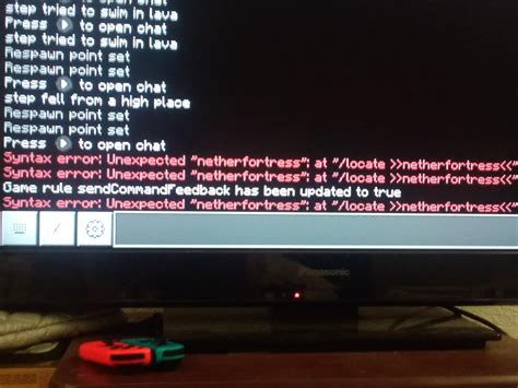 I Can T Find A Nether Fortress Even With The Locate Command Nintendo Switch Current Version Of