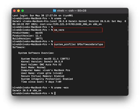 How To Find Out Macos Version Using Terminal Command Nixcraft