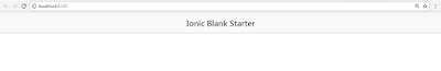 Create Your First Ionic Framework App Hello World