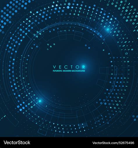 Abstract Big Data Visualization Royalty Free Vector Image