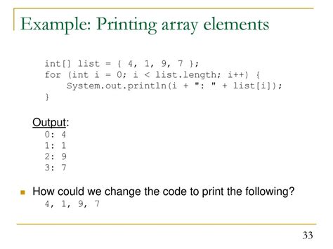 Array Basics Readings Ppt Download