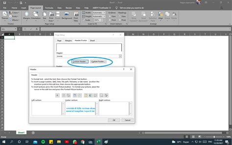 cara mudah membuat header dan footer di excel menghadirkan