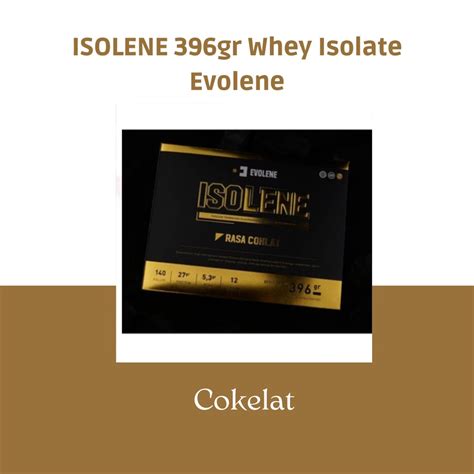 Jual Isolene 396gr 12 Saset Whey Isolate Evolene Shopee Indonesia