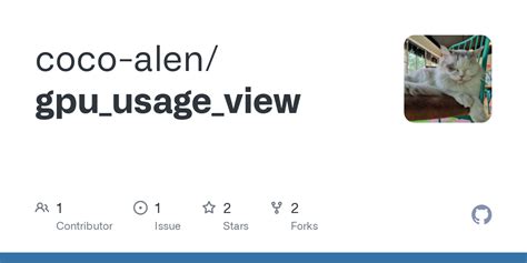 Github Coco Alen Gpu Usage View
