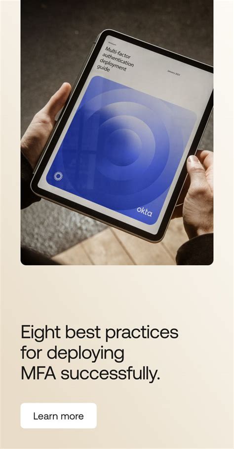 Multi Factor Authentication Deployment Guide Okta Okta