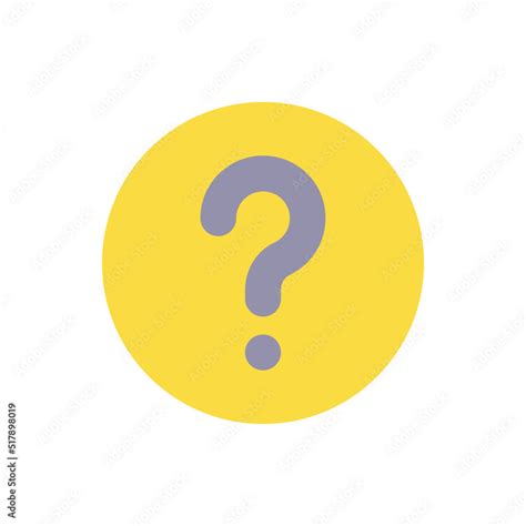 Question Mark Flat Color Ui Icon Identify Unknown Device Support Page Fix Problem Assistance
