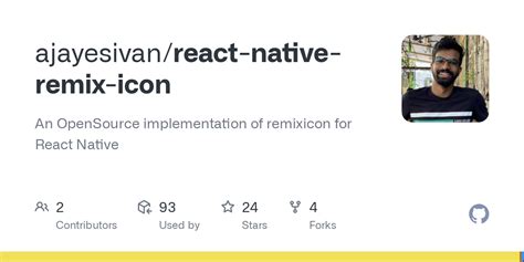 GitHub Ajayesivan React Native Remix Icon An OpenSource Implementation Of Remixicon For React