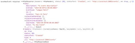 Angular 7 With Json Server How Do You Retrieve The Id Returned In A Post Response Stack