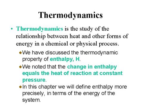 Entropy Free Energy And Equilibrium Chapter Thermodynamics