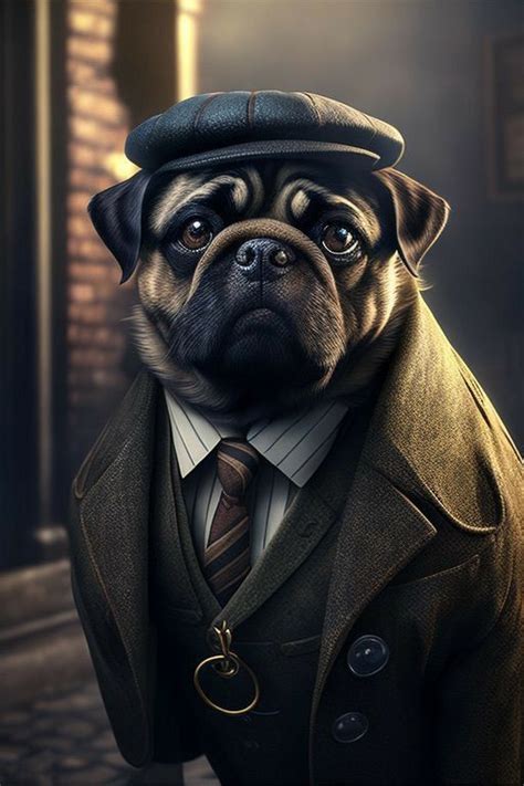 manager dog | Tiere in kleidung, Tiere, Mops
