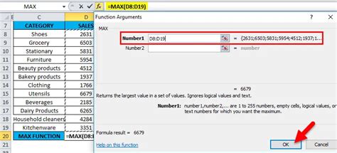 Max In Excel Formula Esempi Come Usare La Funzione Max