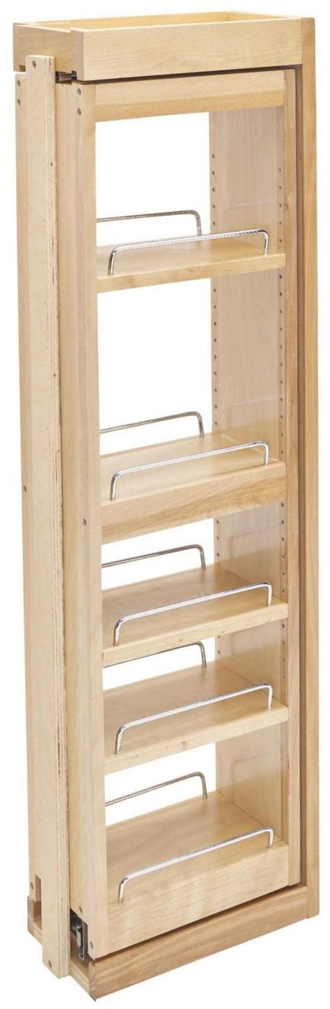 Rev A Shelf Wfbbsc C Wood Classics Wood Wall Filler Pull Out For New Kitchen