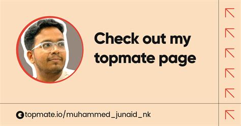 Muhammed Junaid Nk Book A Call On Topmate