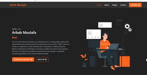Arbab Mustafa On Linkedin Portfolio Portfoliowebsite