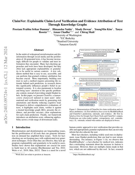 Pdf Claimver Explainable Claim Level Verification And Evidence Attribution Of Text Through