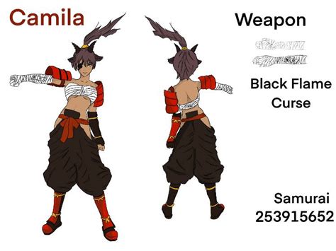 Camila Black Flames Curse The Seven Deadly Sins Grand Cross