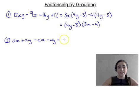 Factorising By Grouping Youtube