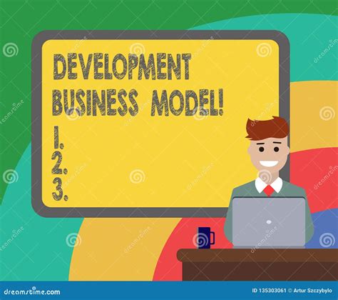 Conceptual Hand Writing Showing Development Business Model Business