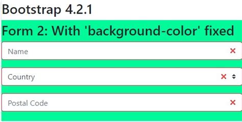 Các Ví Dụ Sử Dụng Background Color Bootstrap Trong Giao Diện Web đơn