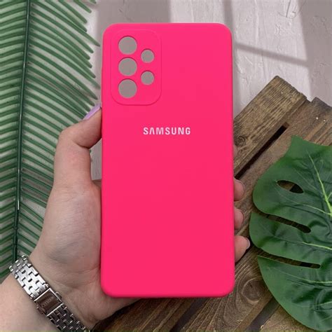 قاب گوشی Galaxy A73 سامسونگ سیلیکونی پاک کنی اورجینال داخل پارچه ای