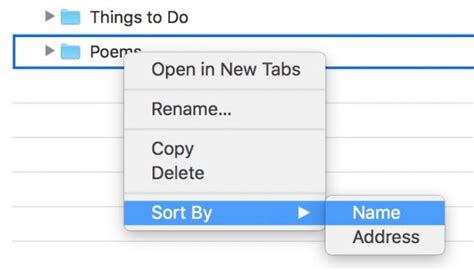 Macos 10134 Sorting Safari Bookmarks By Name