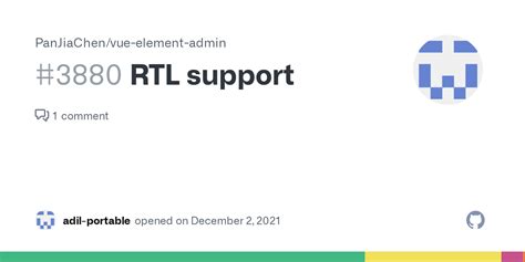 Rtl Support · Issue 3880 · Panjiachenvue Element Admin · Github