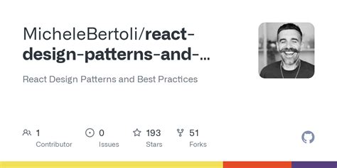 GitHub MicheleBertoli React Design Patterns And Best Practices React Design Patterns And Best
