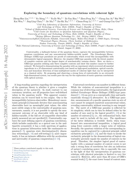 Pdf Exploring The Boundary Of Quantum Correlations With Coherent Light