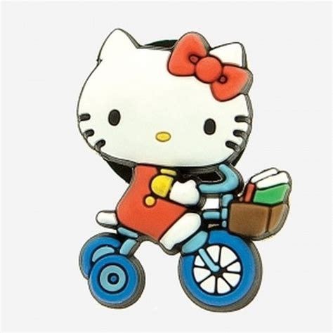 Jibbitz Hello Kitty On Bicycle English
