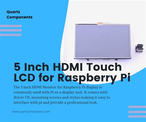 Quartz Components Display Here What Your Raspberry Pi😍 Wants To Show You With 👉 5 Inch Hdmi