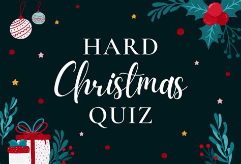 Hard Christmas Quiz Questions & Answers 2025