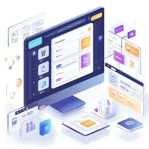 Diagram Of An Ecommerce Platforms Backend Dashboard With Features For
