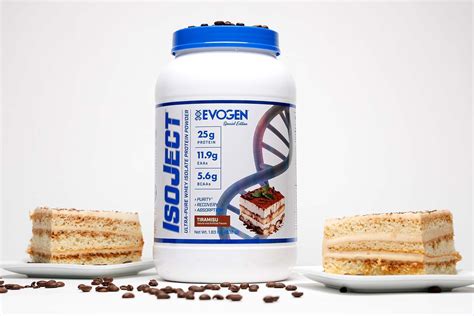 Evogen Releases A Special Edition Tiramisu Isoject Protein Powder