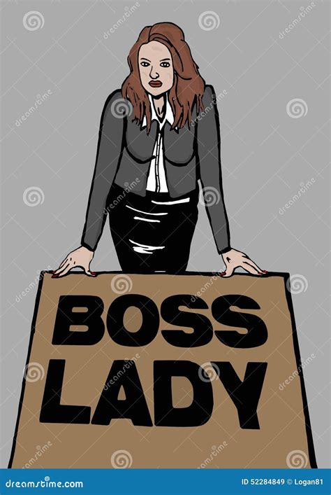 Female Boss Cartoon