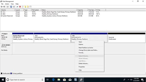 Solution Cantunable To Extend Volume To Unallocated Space