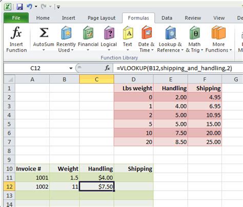 Функция vlookup в excel