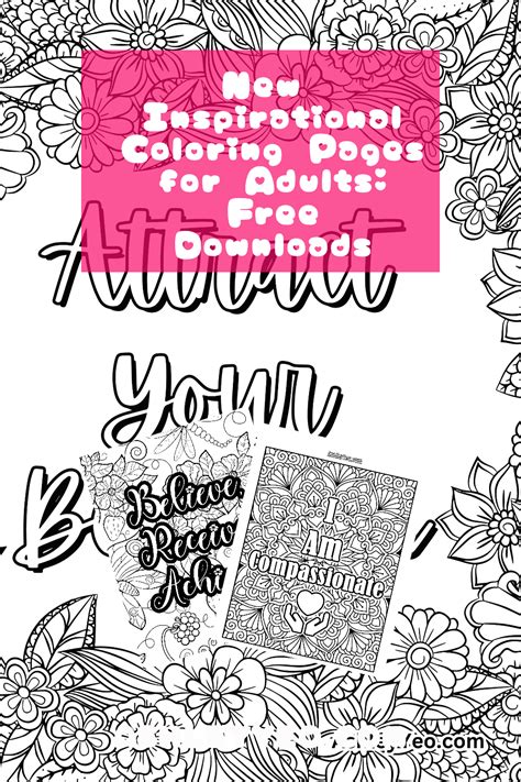 New Inspirational Coloring Pages For Adults Downloads Ashley Yeo
