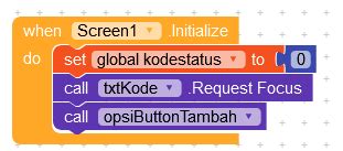CRUD Firebase DB Kodular Tambah Data Tutorial Blok Programming Versi