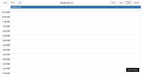 React Big Calendar Example Forked Codesandbox