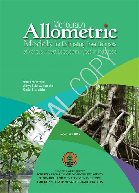 Pdf Allometric Models For Estimating Tree Biomass At Various Forest Ecosystem Types In