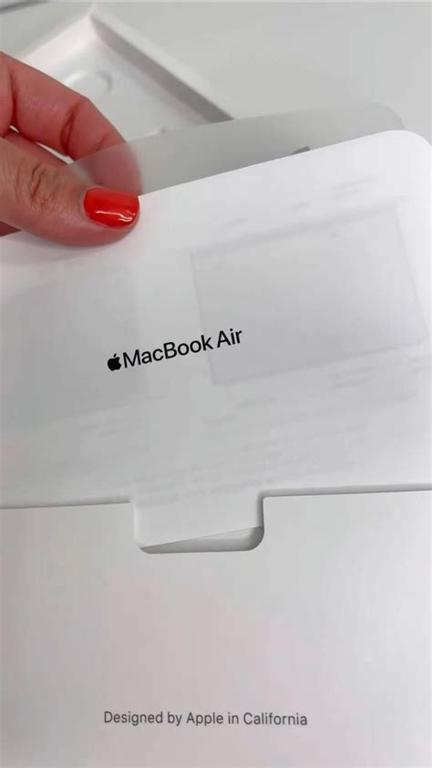 Unboxing Macbook Air M Chip Apple Products Macbook Air Macbook