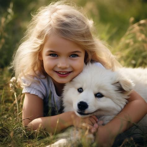 Premium Photo A Girl Laying On The Grass Generative Ai