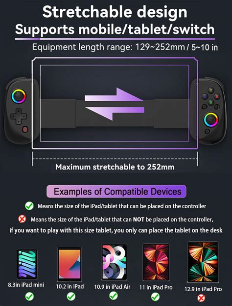 Koiiko Game Controller For Ipad Tablet Iphone Android