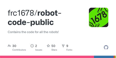 GitHub Frc Robot Code Public Contains The Code For All The Robots