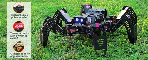 Hiwonder Spiderbot Arduino Coding Robot With Ai Voice Control And Expa